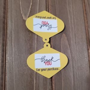 Office | Thank You Tags Product Customer Tag Newbright Bo | Poshmark